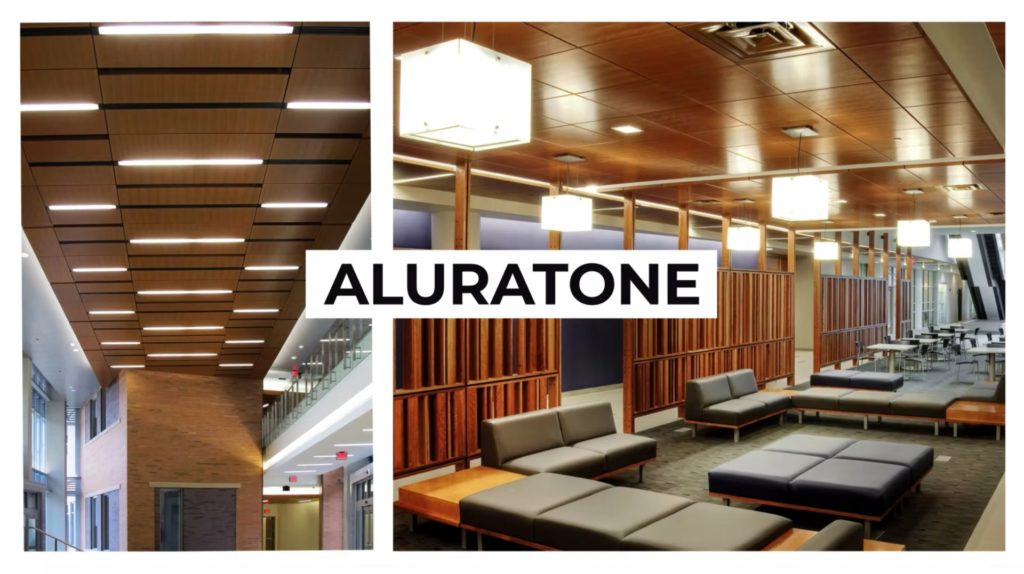 Aluratone Acoustical Wood Ceiling & Wall Panels - Rulon International