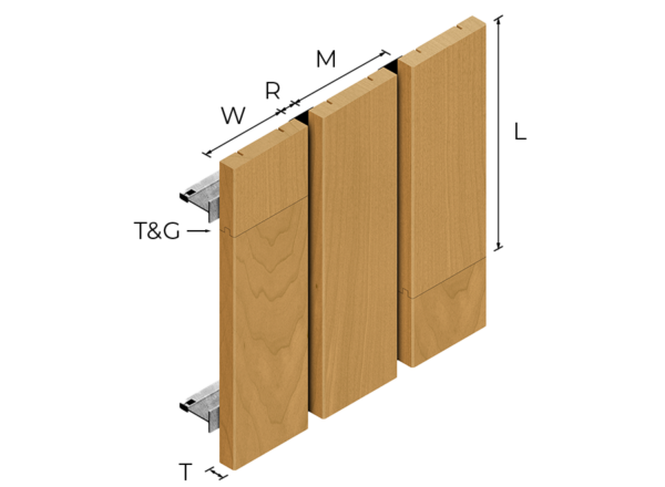 Linear Wood Ceiling Planks & Wall Panels - Rulon International